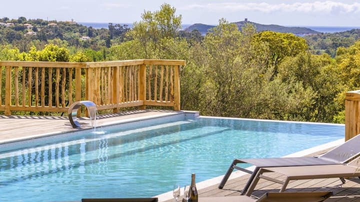 Villa Gaïa, 6 Pers, Piscine Chauffée, 3 Min Plage - Sainte-Lucie-de-Porto-Vecchio