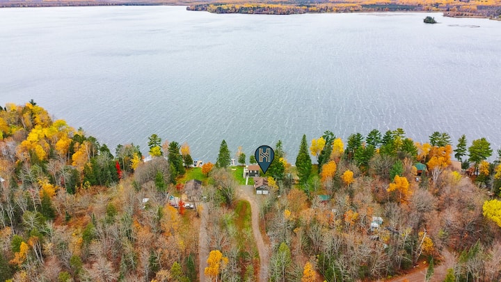 Lakefront Loft Cabin With Dock, Sauna & Bbq Grill - Grand Lake, MN