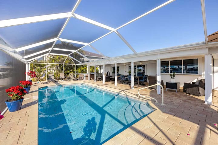 Luxury Waterfront Home W/ Private Pool & Sea Views - Cape Coral, FL