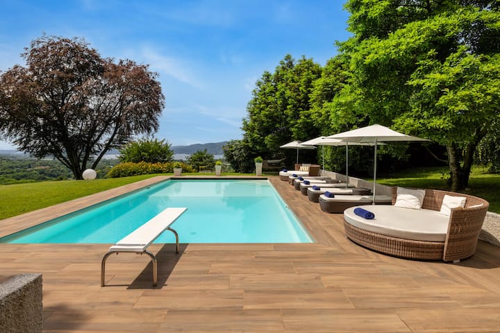Italian Lakes Villa With Heated Pool - Lake Maggiore