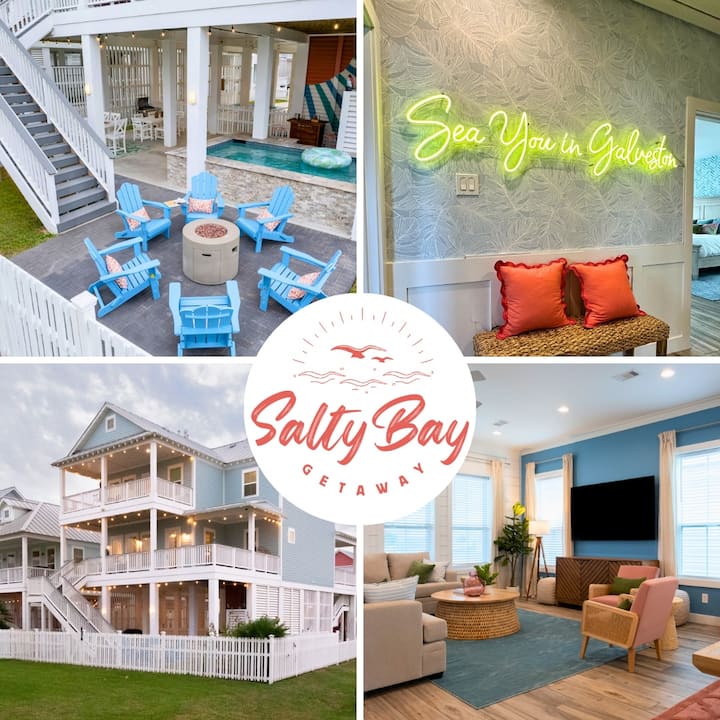 Salty Bay Getaway - Your Luxury Beachside Escape! - Galveston, TX