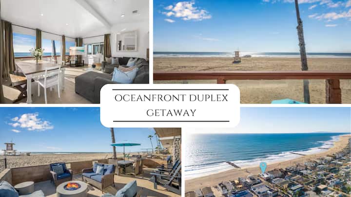 Oceanfront Duplex Getaway With Unbeatable Views - Newport Beach, CA