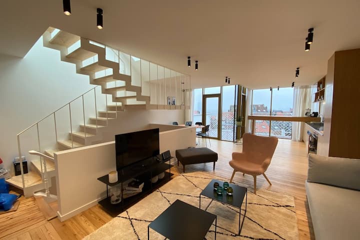 Top Floor New Duplex Stunning View In Trendy St Gi - Brüssel Region, Belgien