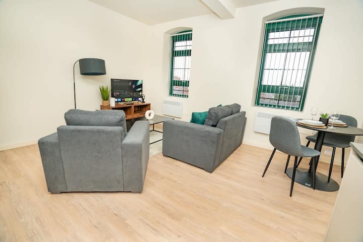 Stylish 1 Bed Apartment In Central Newark - Newark-on-Trent