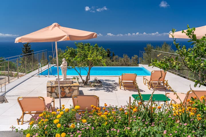 3 Bedroom Villa, Private Pool, Lourdas, Kefalonia - 케팔로니아섬