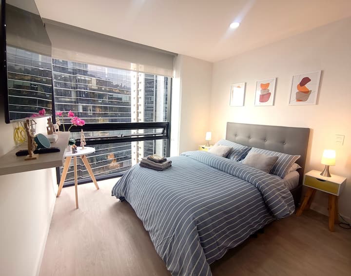 Ah/loft Con Alexa, Gym, Parking Privado, Usaquén - La Calera, Colombia