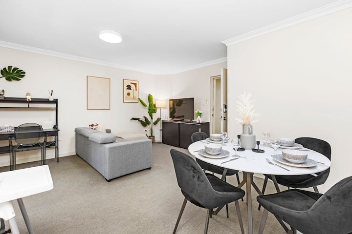 Stylish City 1bdrm Apt Perth Heart 2 Mins River - Perth