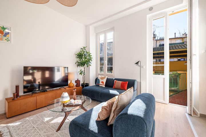 Joli Appartement Avec Terrasse - 3 Chambres - Nice