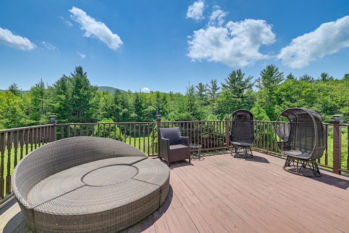 3 Mi To Colgate Lake: Mtn-view Home, Deck + Grill! - Hunter Mountain, NY