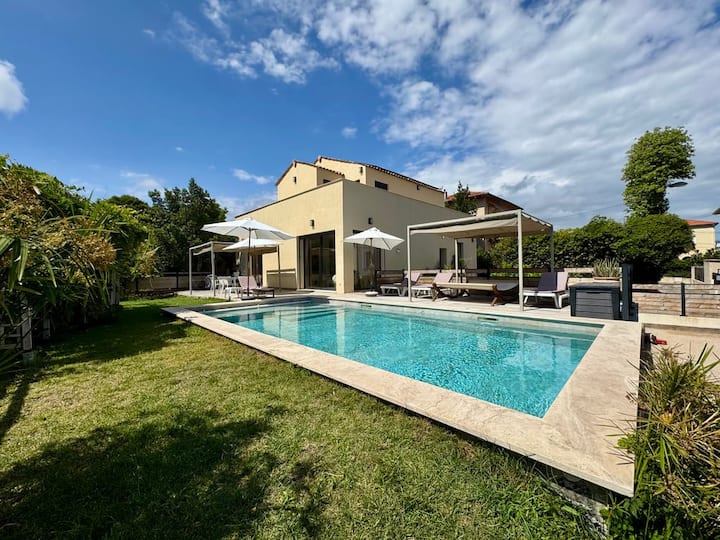 Villa Moderne 8p Piscine, Rooftop- Vue Sur Nice ! - Nizza