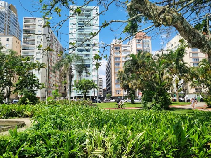 Apto A 50 Metros Da Praia No Embaré - Santos