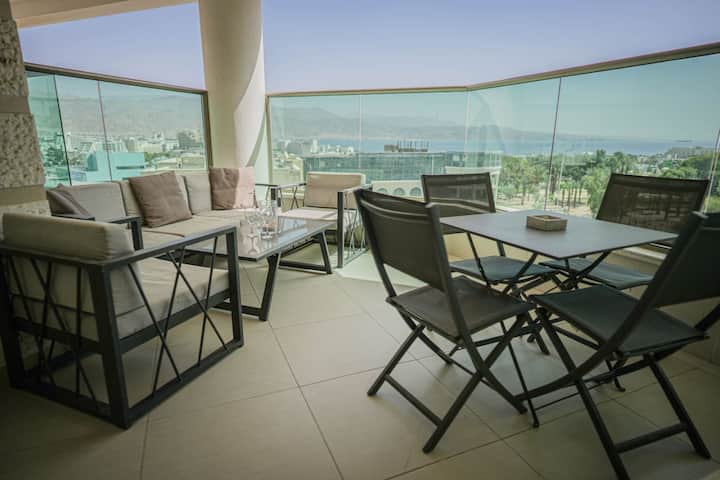 Panoramic Red Sea | Chic 3br Haven - Eilat