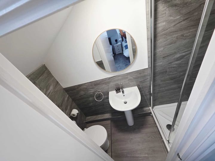Triple-standard-sdb Privée Avec Douche-vue Sur Mer - Porthmadog