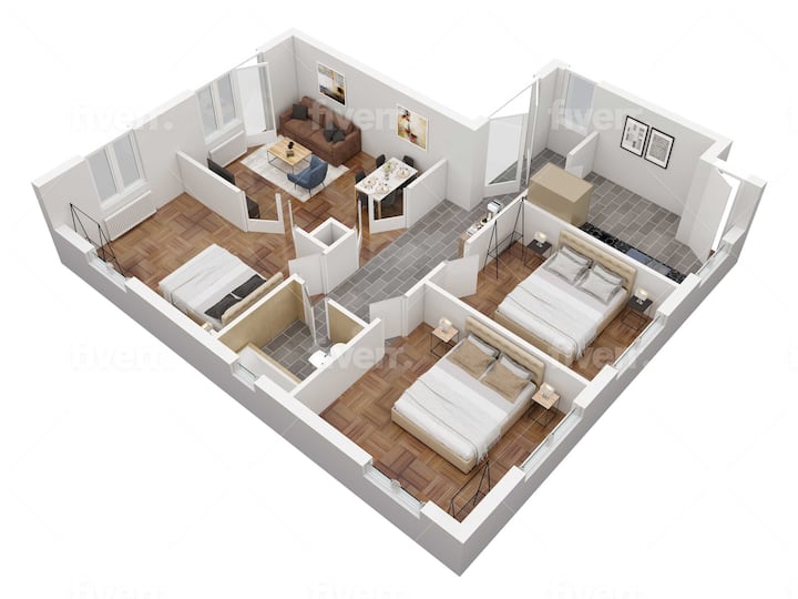 Lovely Flat Near Museums - Zürich