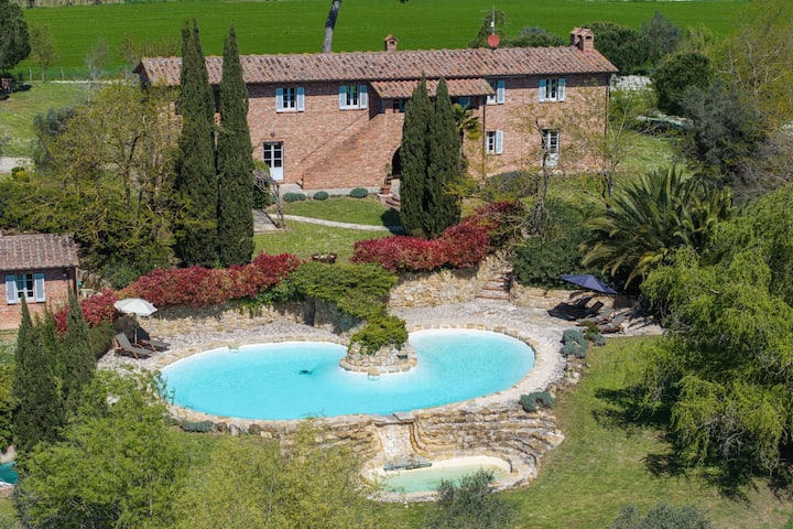 Casale Delle Mele -Villa De Campagne Avec Piscine - Castiglione del Lago