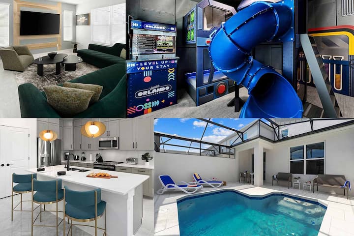 Villa Elegante | Chic Decor, Theme Br, & Pvt Pool - Orlando, FL