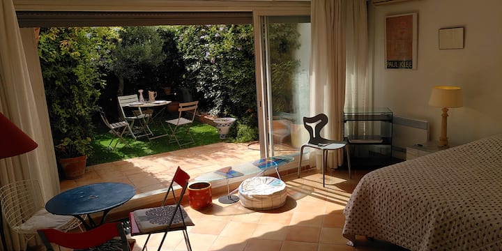 Joli T1 Avec Jardin En Bord De Mer - Saint-Laurent-du-Var