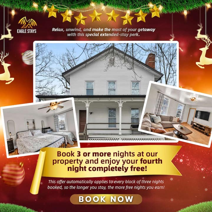 Large 5/4 Near Medina Square & Industrial Parks! - Medina, OH