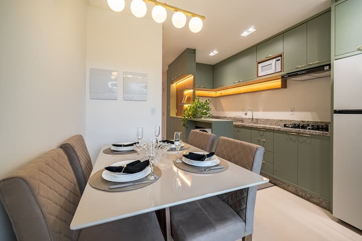 Achei Itapema • Ap C/ Vista Do Mar 2dorm 650m Mar - Itapema