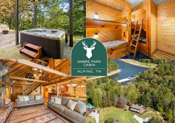 Luxury 8br Mountain Lodge | Hot Tub & Fire Pit - Tennessee