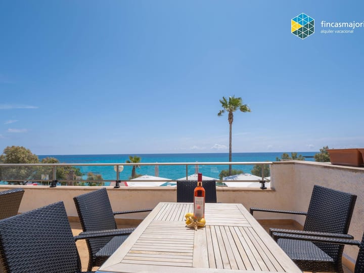 Antic 101 - Apartment In S'illot Facing The Sea - Sa Coma