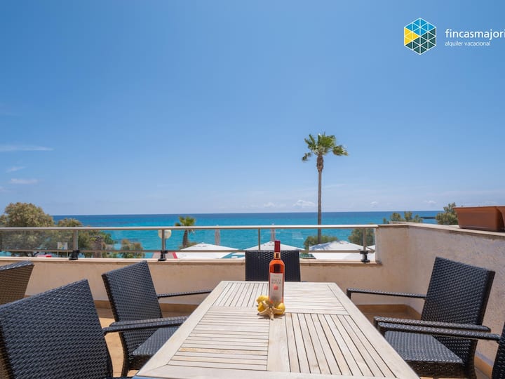 Antic 101 - Apartment In S'illot Facing The Sea - Sa Coma