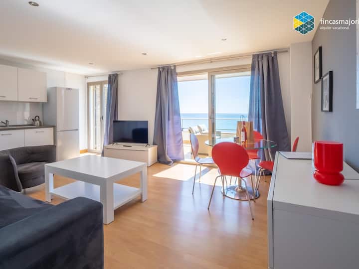 Antic 201 - Apartment In S'illot Facing The Sea - Sa Coma