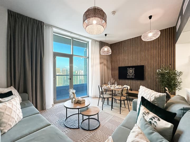 Luxury 2br Marina Views | Sky Terrace, Pool & Gym - Dubai Marina
