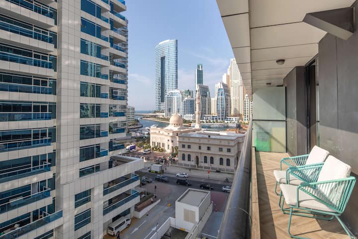Contemporary 1br In Marina - Mins To The Walk Jbr - Dubai