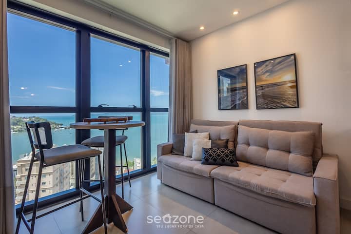 1br Apt W/ Sea View & Gym 280m Beach Mhf1807 - Itapema