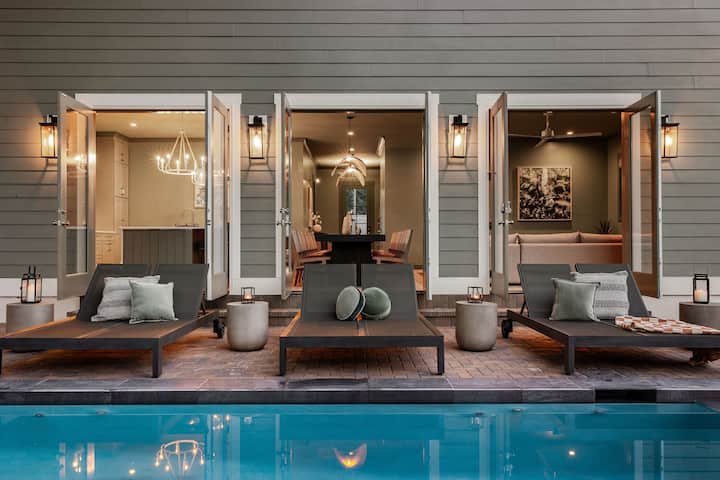 Modern Savannah Homes | Heated Pool - Savannah, GA