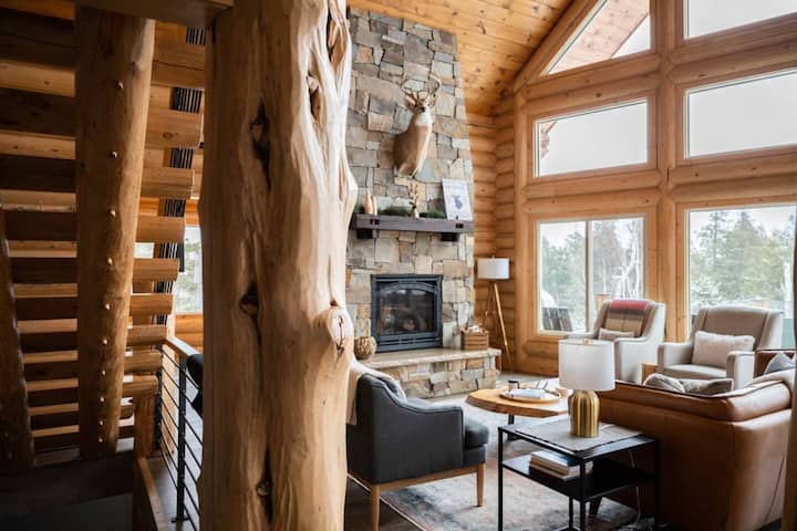 Luxury Log Home Close To Ski Hill & Hiking - Lutsen