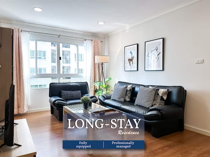 Downtown Classic 2br︱ultra Fast Wifi︱phrom Phong - Bangkok