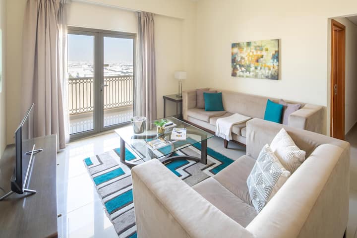 Modern 2br With Cozy Balcony In Jebel Ali - Dubái