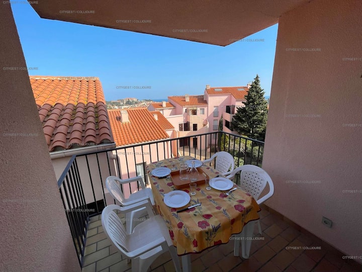 4soma7 - Appartement Avec Jolie Vue Sur Les Collin - Collioure