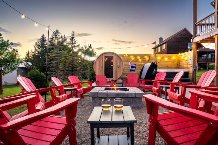 New Barrel Sauna•hottub•5kings•arcades•airhockey - Canaan Valley, WV
