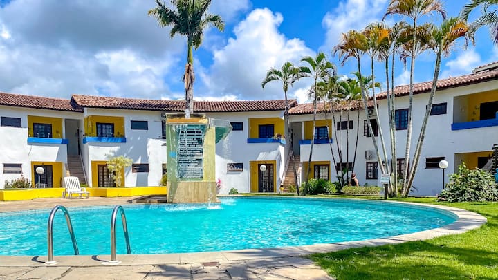 Apê 3/4, Taperapuã Beach, Cond. With Swimming Pool - Porto Seguro