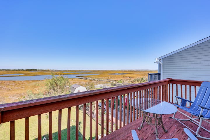 Walk To Beach: Duplex In North Topsail Beach! - North Topsail Beach, NC