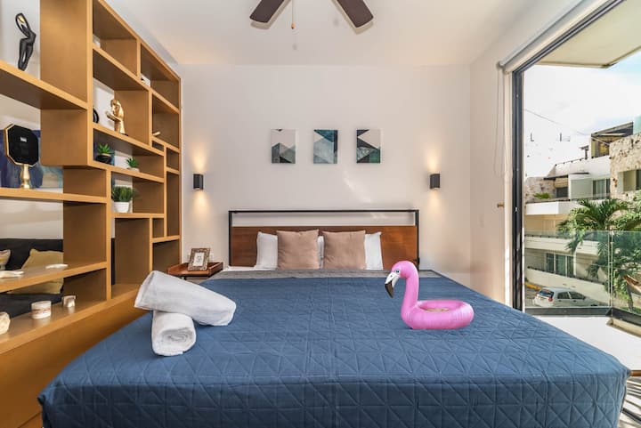 Ocean View Apt 2 Blocks Away From Beach - Playa del Carmen