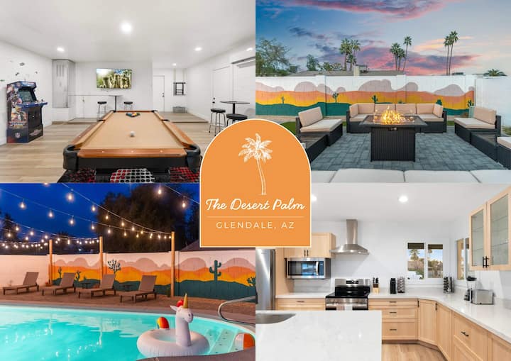 The Desert Palm: 6br Paradise | Heated Pool - Glendale, AZ