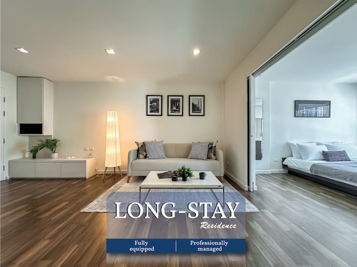 Contemporary Modern 1br ︱Ultra Fast Wifi︱bts Onnut - Phra Khanong