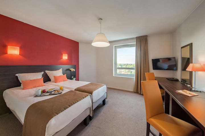 Appart'city Classic Genève Gaillard -Twin Studio - Gaillard