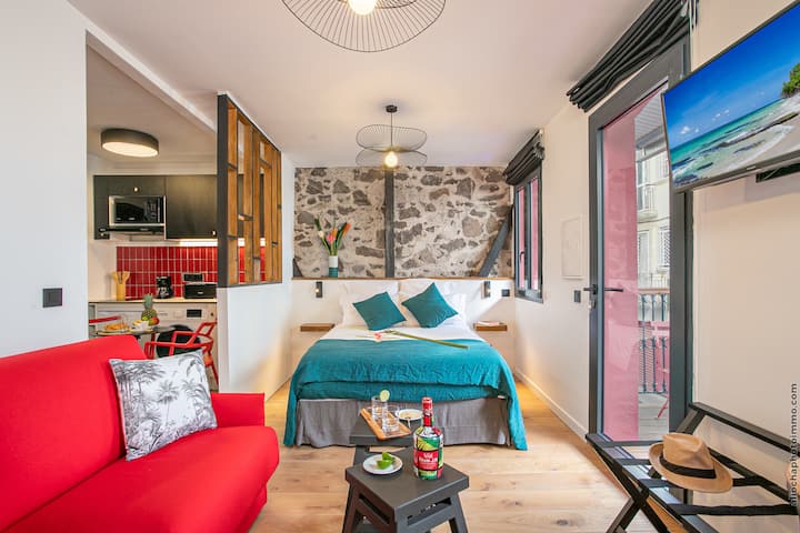 Studio Standing Balcon Vue Centre Ville -Nokoshima - Fort-de-France