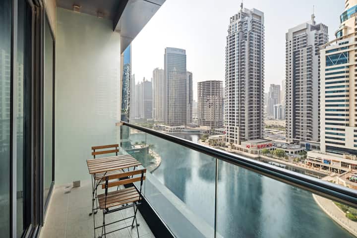 Luxury Jlt Studio • Lake View | Metro & Marina - ドバイマリーナ