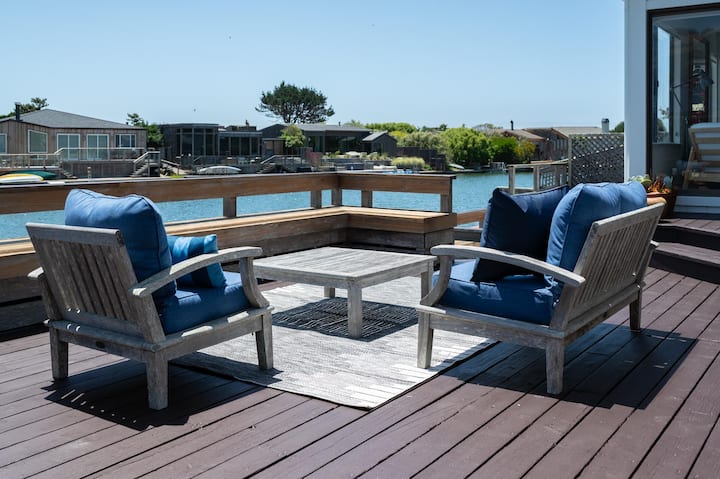 Light & Airy Living On Seadrift Lagoon W/ Hot Tub - Bolinas, CA