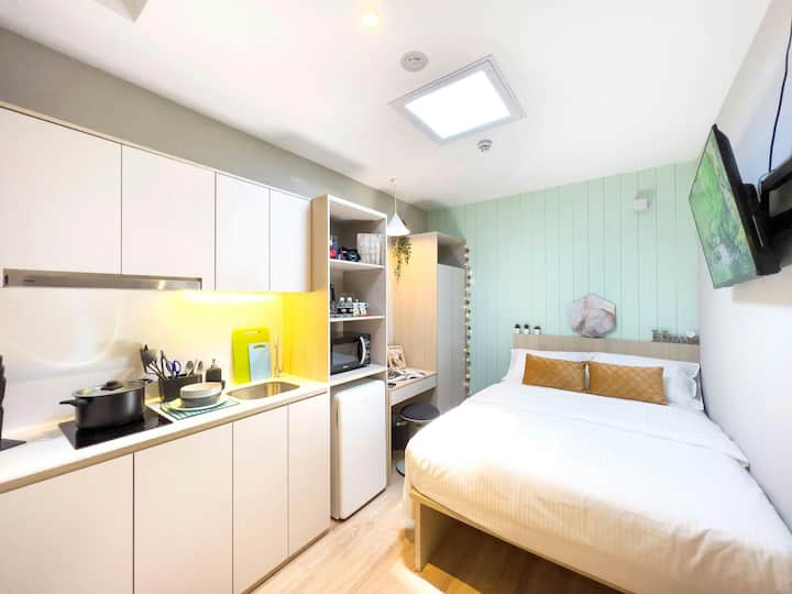 Deluxe Studio No Window @ Habyt Studios Kallang - Aéroport Changi de Singapour (SIN)