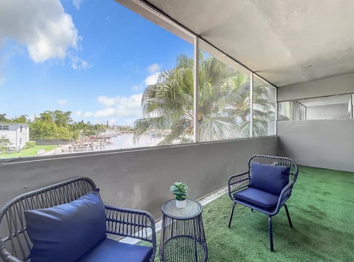 Modern 1br With Pool And Stylish Finishes - Hugh Taylor Birch State Park, Fort Lauderdale