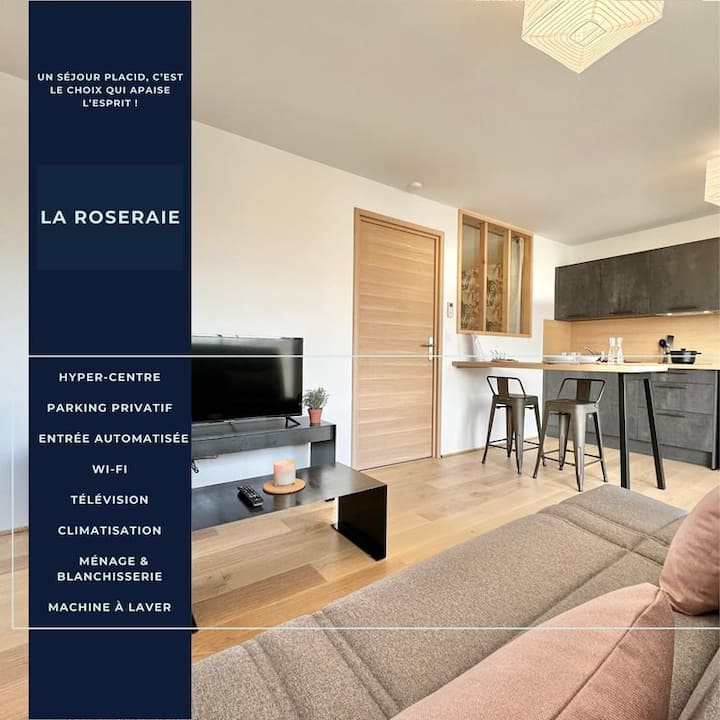 La Roseraie - Hyper Centre - Private Parking - Mont-de-Marsan