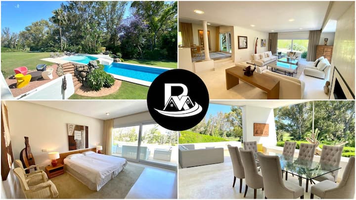 7 Bdrms Frontline Golf Art Villa 5min Puerto Banus - Marbella