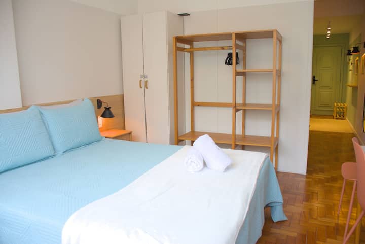 Studio Copacabana 5min Da Praia E Metrô, Ac E Tv - Copacabana